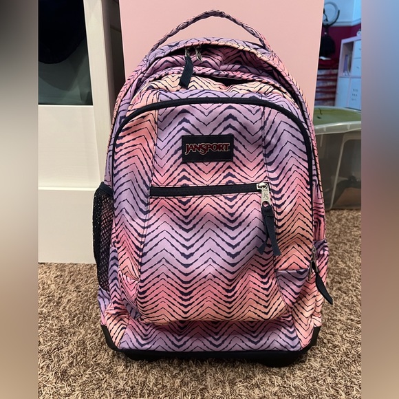 Jansport | Other | Multicolored Jansport Rolling Backpack | Poshmark
